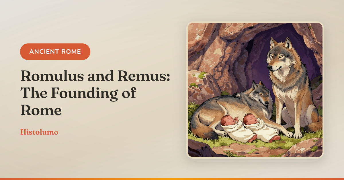 Romulus and Remus: The Founding of Rome | Histolumo History App